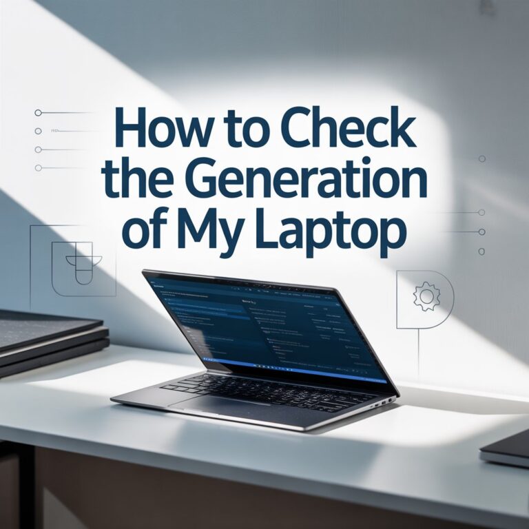 How to Check the Generation of Laptop – Simple Guide